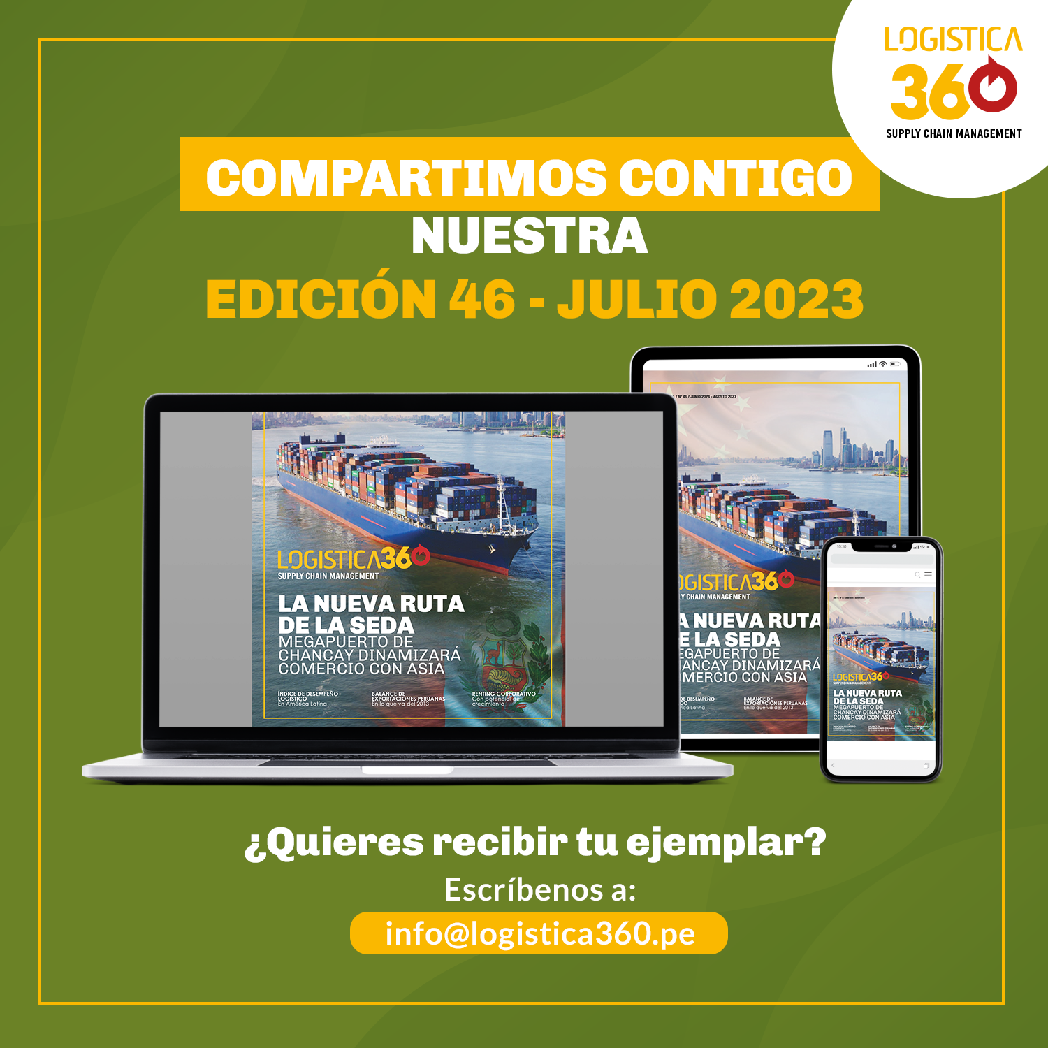 ¡Ya salió la edición n°46 de nuestra revista Logística 360! - Logística 360